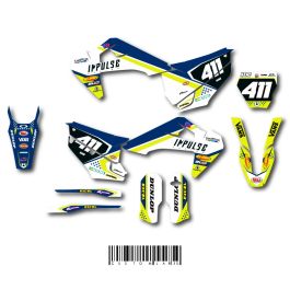 Kit déco perso HUSQVARNA 250 FC 2015 2016 2017 2018 DUAL